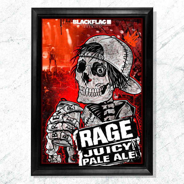 Artist Series Poster: Rage – Blackflag Brewing