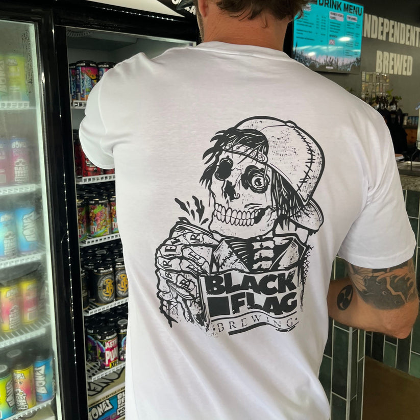Blackflag White Rage Tee – Blackflag Brewing